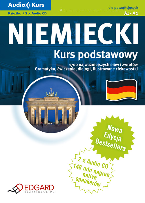 Niemiecki - Kurs podstawowy A1-A2 +CD EDGARD - Praca zbiorowa | Multiszop.pl