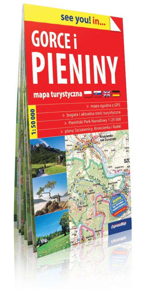 Gorce i Pieniny mapa turystyczna | Multiszop.pl