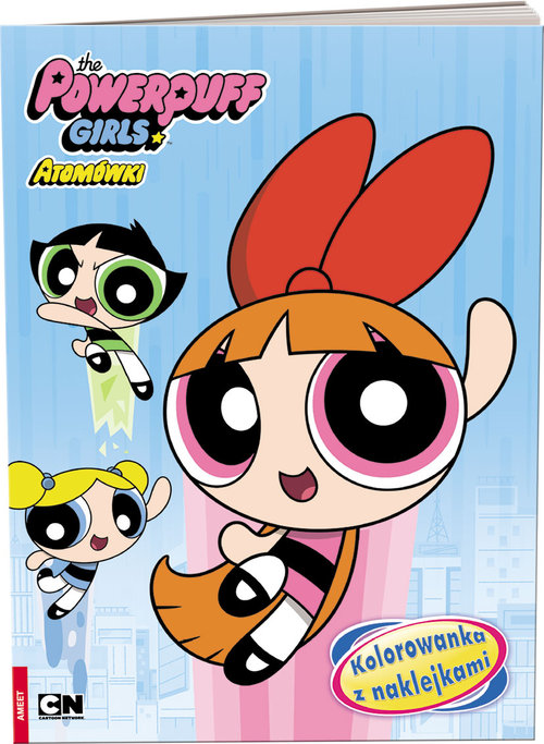 Atomówki Kolorowanka z naklajkami - Opracowanie zbiorowe | Multiszop.pl