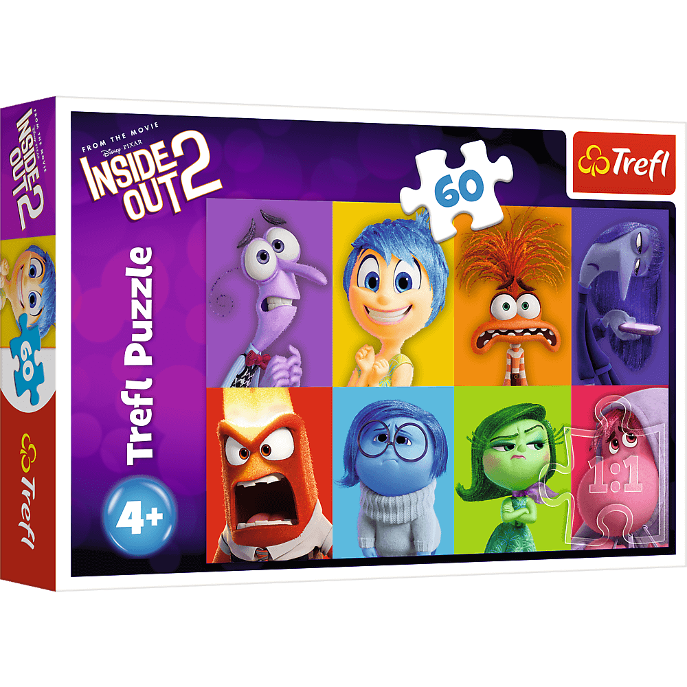 Puzzle 60 Poznaj swoje emocje Disney Inside Out 2 17397 | Multiszop.pl